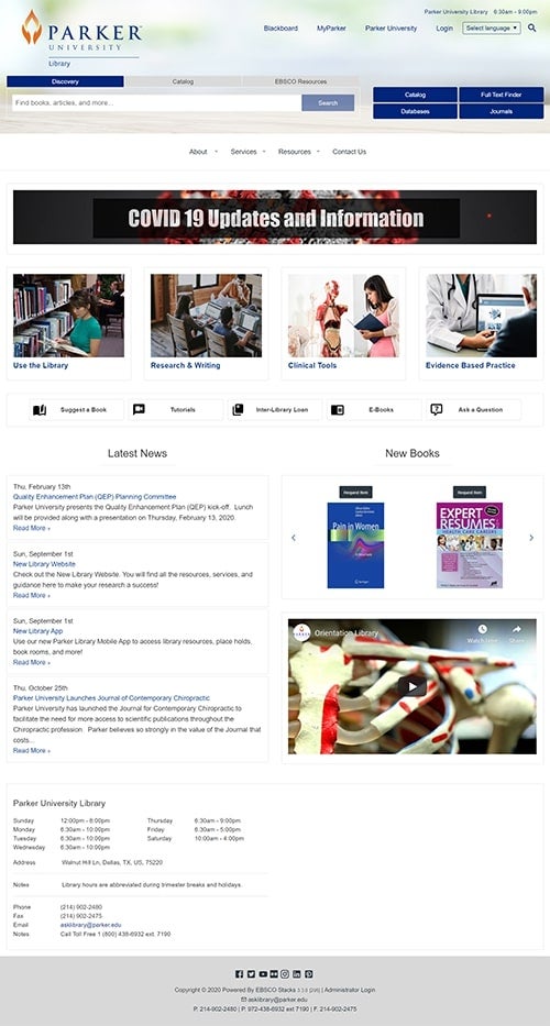 How One Healthcare-Focused University Took its Library Website to the ...